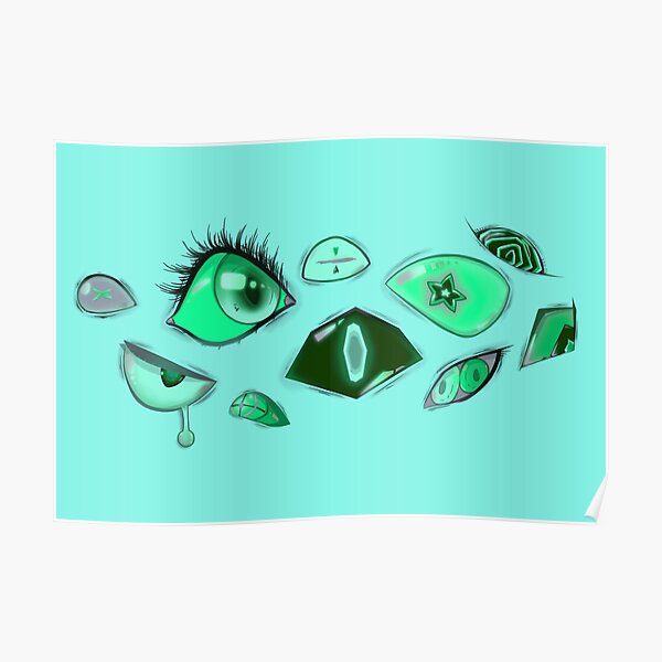"mint eyes " Poster by aforceofart | Redbubble