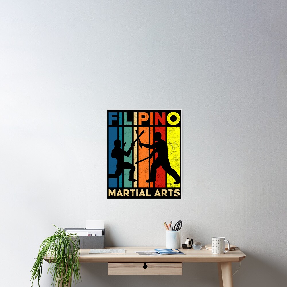 "Vintage Filipino Martial Arts Arnis Kali Eskrima FMA " Poster by ...
