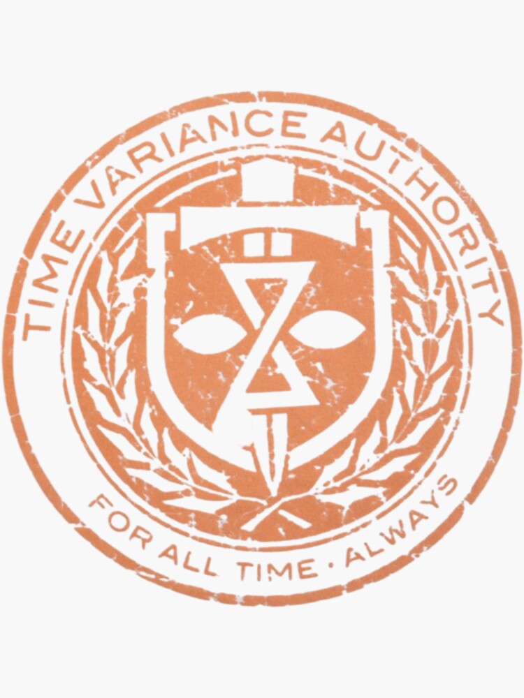 "Time variance authority" Sticker for Sale by viscen-walk | Redbubble