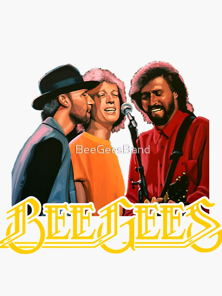 "What Is Bee Gees Band Really Allabout" Sticker by BeeGeesBand | Redbubble