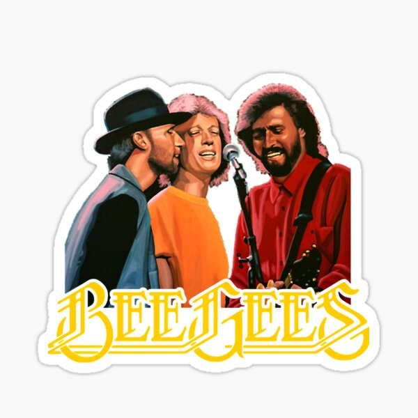 "What Is Bee Gees Band Really Allabout" Sticker by BeeGeesBand | Redbubble