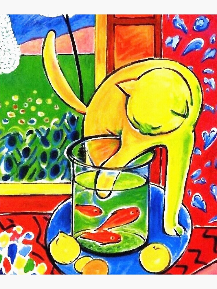 "Henri Matisse, Le Chat Aux Poissons Rouges 1914, (The Cat With Red ...