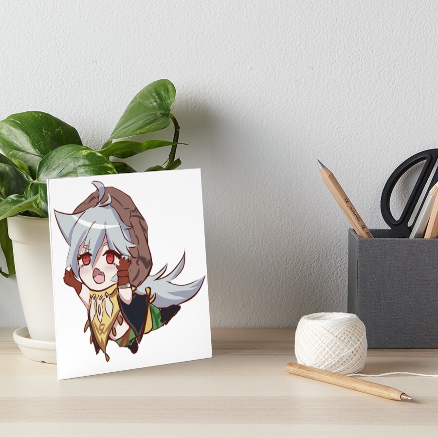 "Genshin Impact - Razor Chibi Cuteness Overload" Art Board Print by ...