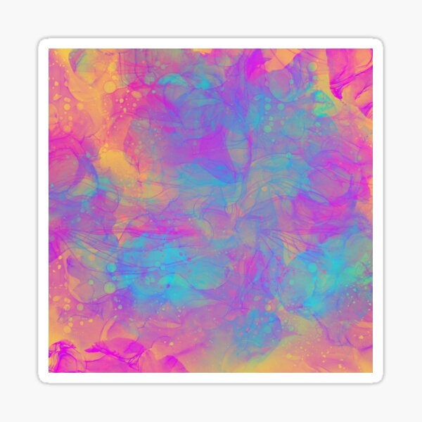 "Colourful alcohol ink art" Sticker for Sale by TanujaSharma | Redbubble