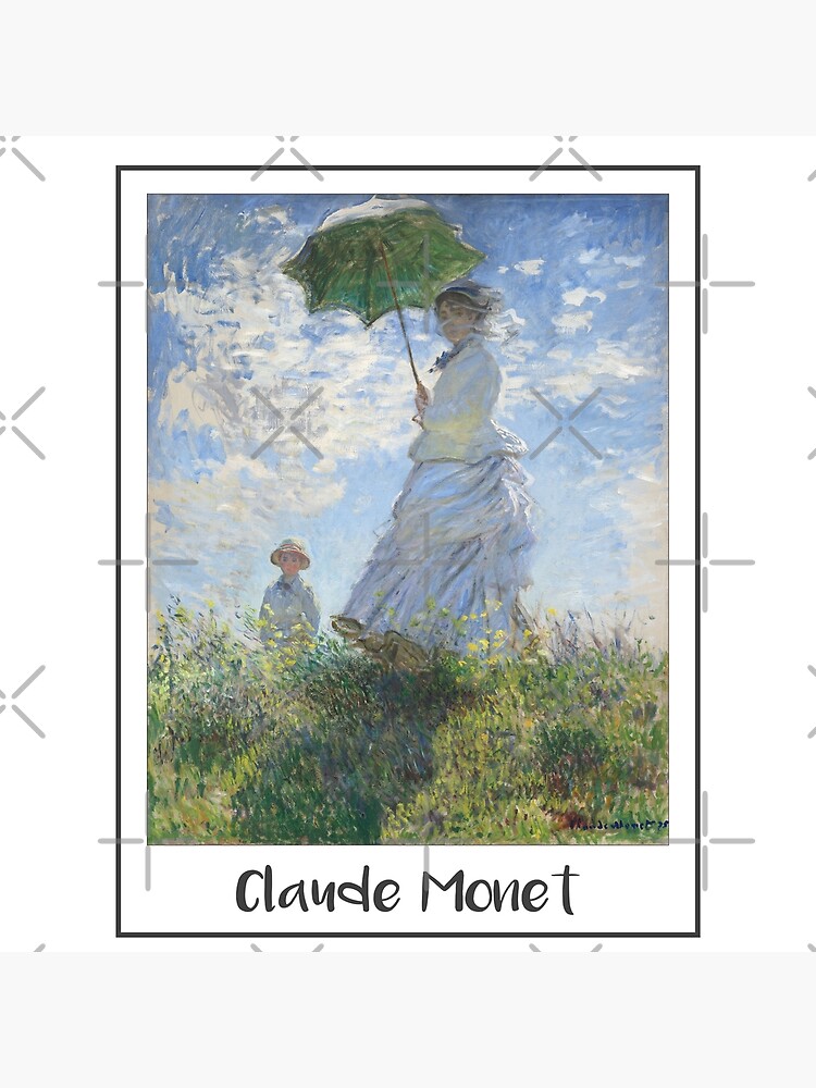 "Claude Monet Woman with a Parasol" Poster by PlanetMonkey | Redbubble