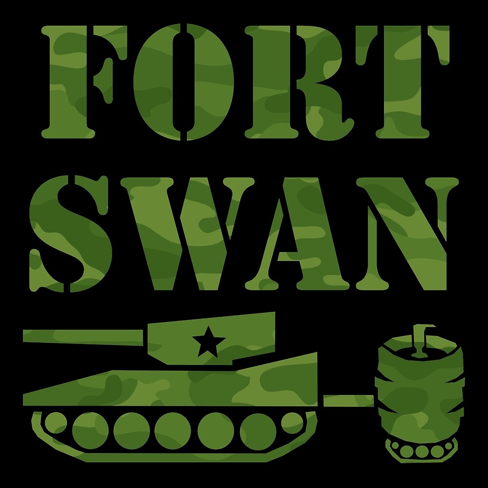 "Fort Swan: Camo Logo" by FortSwan | Redbubble