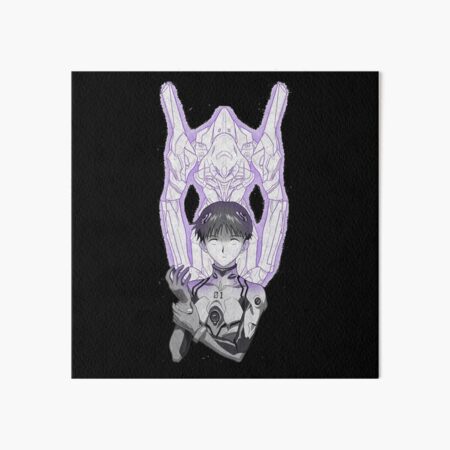 "Evangelion Shinji art" Art Board Print by ReyesJohnnie | Redbubble