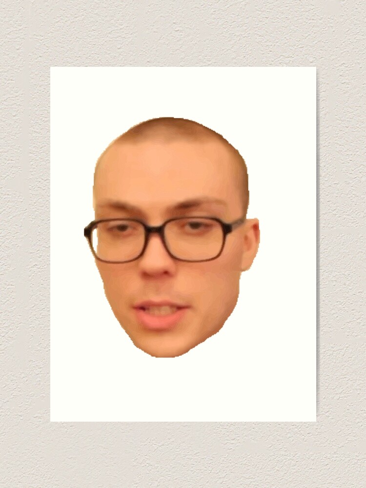 "Anthony Fantano Face" Art Print by Ranthrax | Redbubble