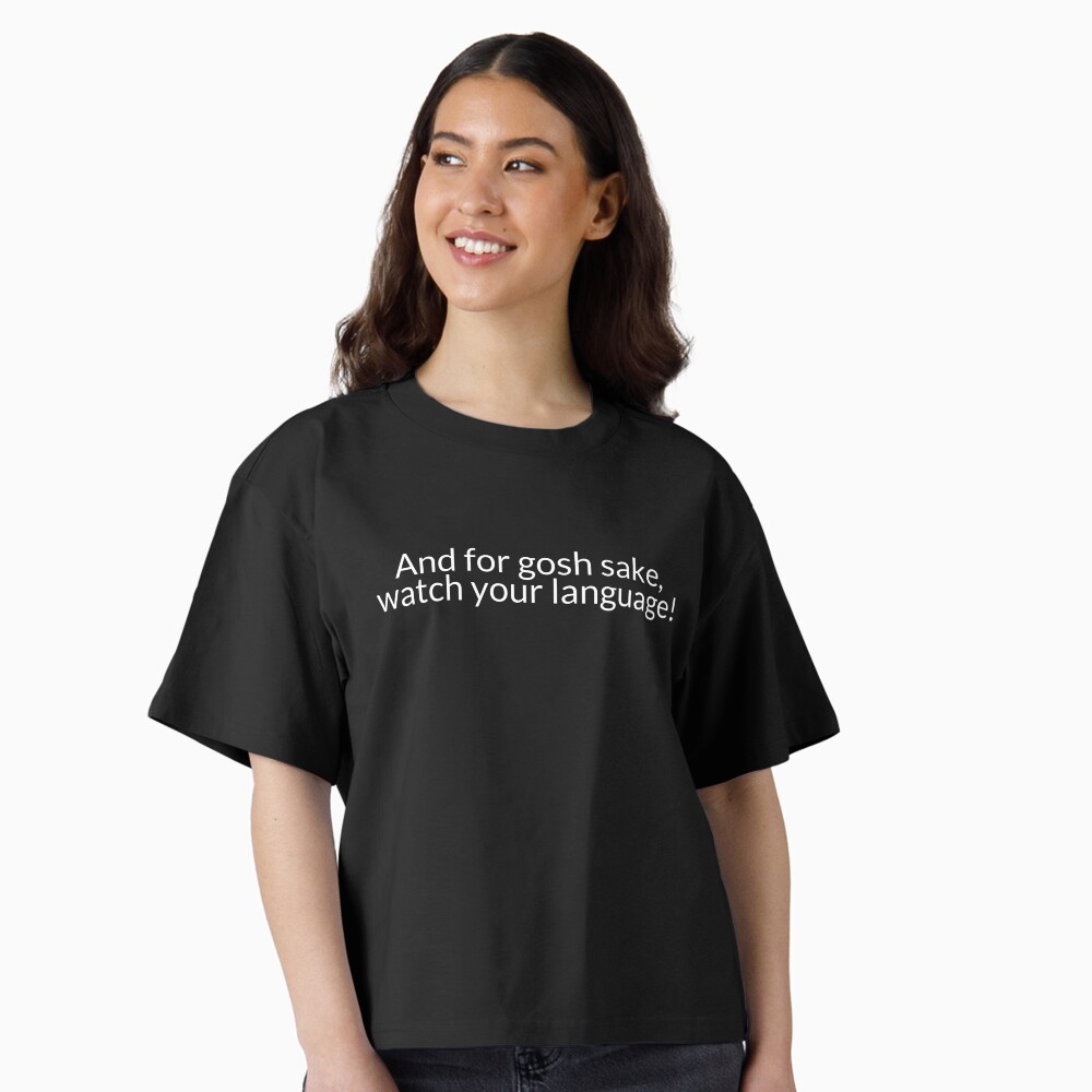 "For Gosh Sake" Sticker for Sale by jorghes | Redbubble