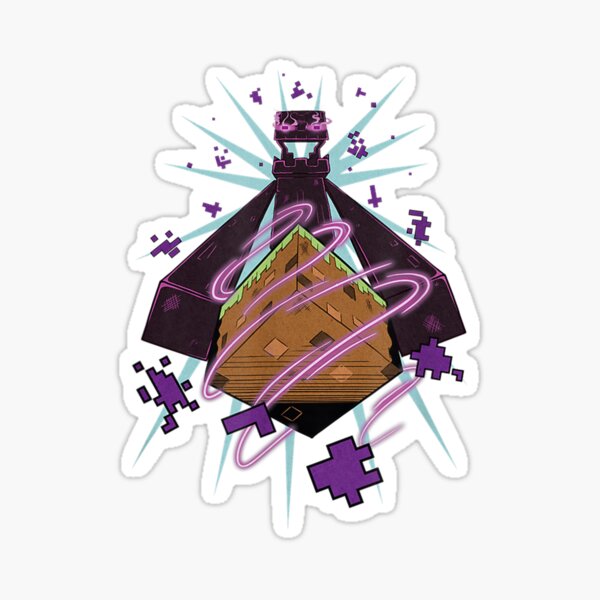 "Minecr4ft Enderman Forced Perspective" Sticker by shawnjkihar | Redbubble