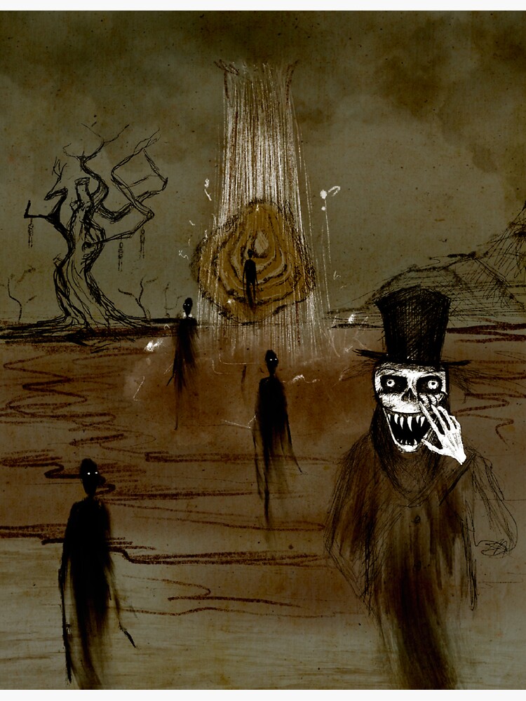 "Horror waterfall" Sticker by koallasart | Redbubble