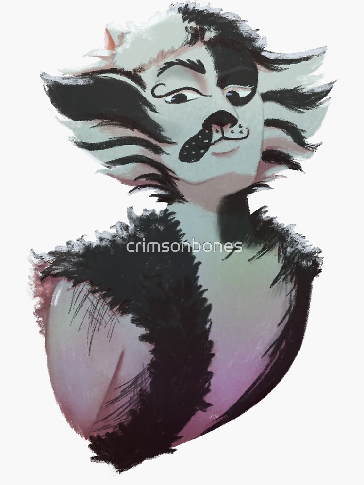 "black and white sass cat" Sticker for Sale by crimsonbones | Redbubble