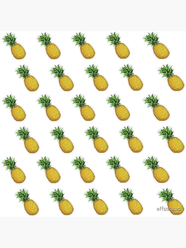 "pineapple emoji" Poster for Sale by effsdraws | Redbubble
