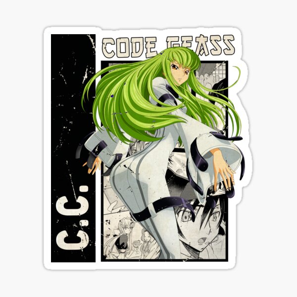 "Code Geass, CC" Sticker for Sale by Anime-Dude | Redbubble
