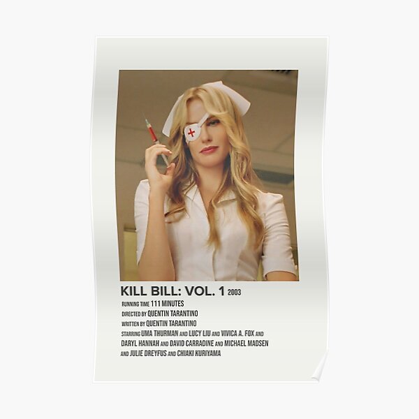 Home & Living Quentin Tarantino Uma Thurman The Bride Deadly Viper ...