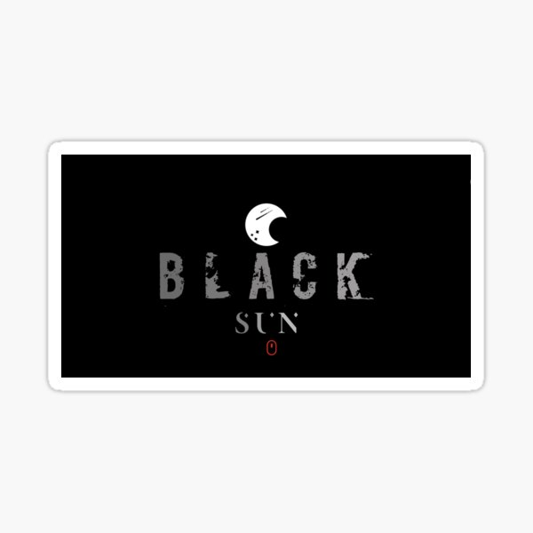 "Black Sun" Sticker by Tiko-Shop | Redbubble