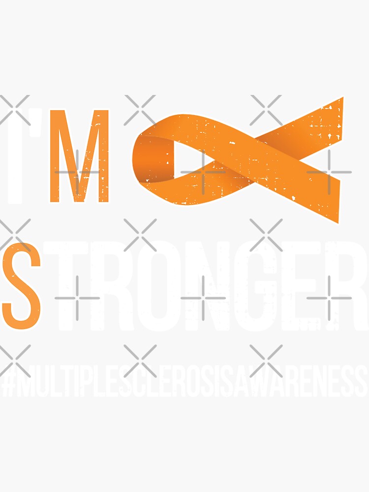 Multiple Sclerosis Awareness MS Warrior MS Day Sticker sold by Famous ...