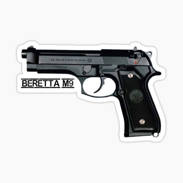 "Beretta M9" Sticker von BenBar1 | Redbubble