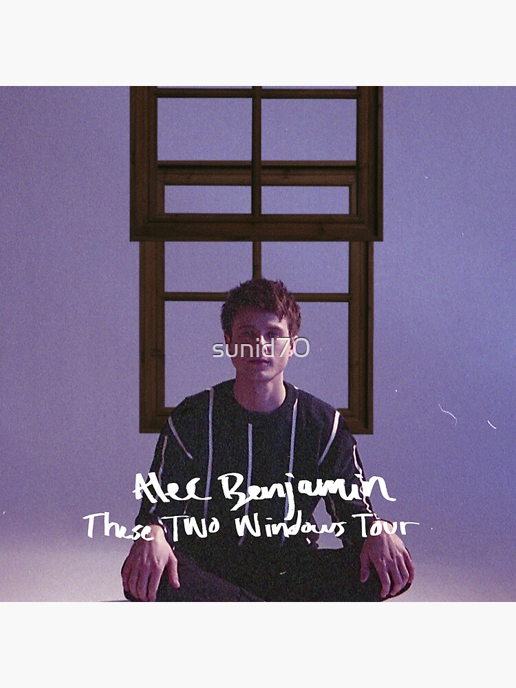 "Fourala Alec Benjamin These Two Windows the way you felt" Sticker for ...