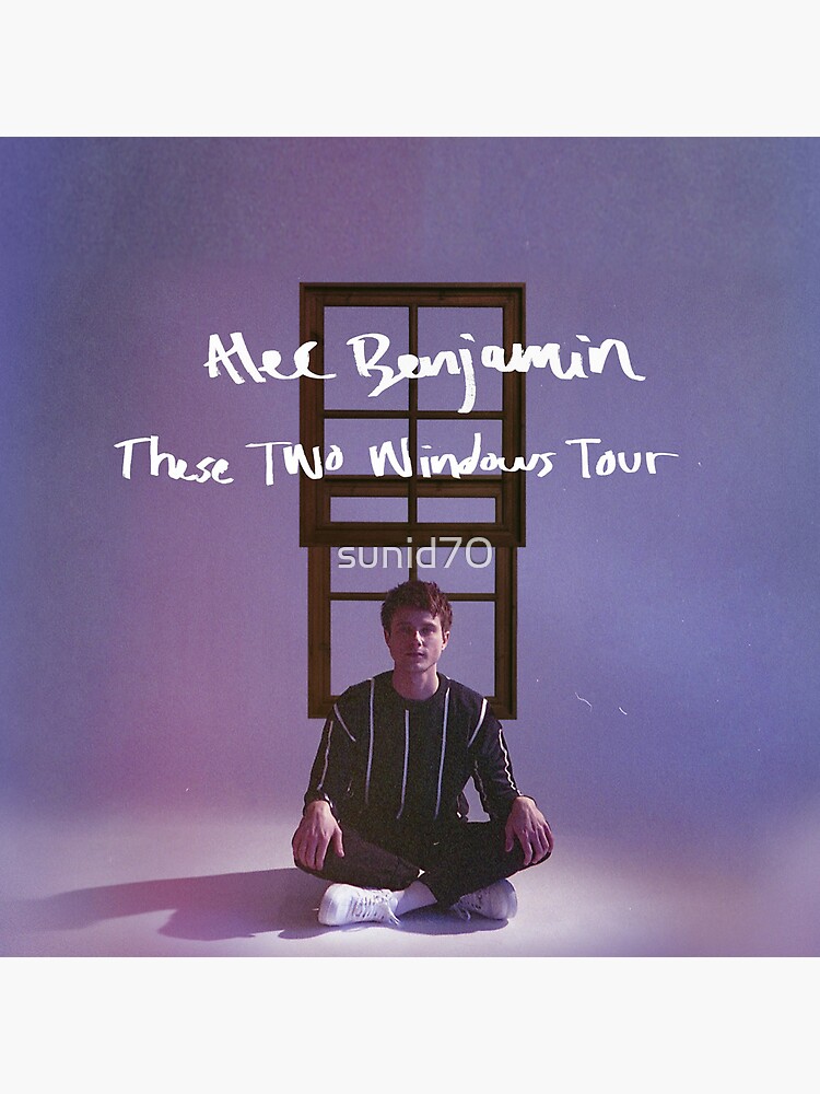 "fiveala Alec Benjamin These Two Windows the way you felt" Sticker for ...