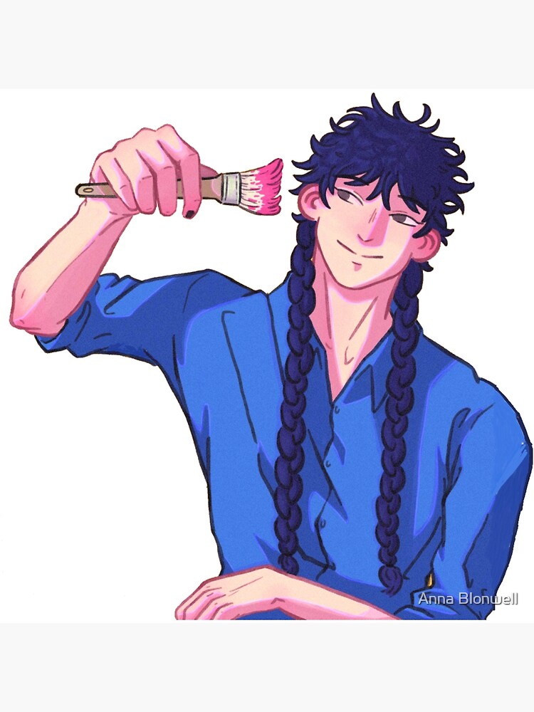 "Blue Period , Haruka Hashida aesthetic fanart" Fotodruck von ...