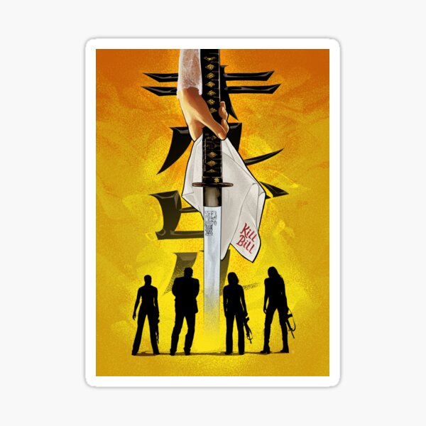 "Kill Bill" Sticker for Sale by n-abakumov | Redbubble