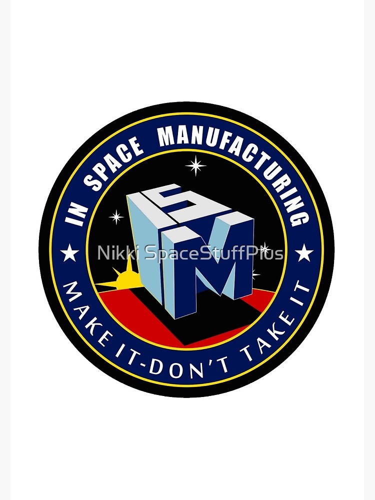 "The NASA "In Space Manufacturing" Logo" Spiral Notebook for Sale by ...