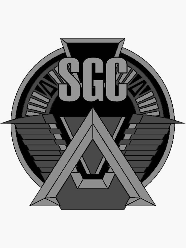 "Stargate Command Insignia SGC" Sticker by hendrixtown | Redbubble