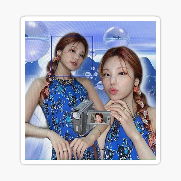 "yeji" Sticker for Sale by kyutaz | Redbubble