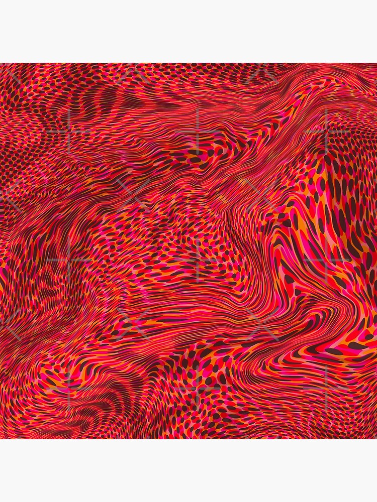 "Trippy Red Sea" Poster for Sale by ahsatank | Redbubble