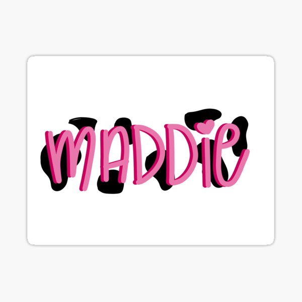 "Maddie" Sticker by mlortz | Redbubble