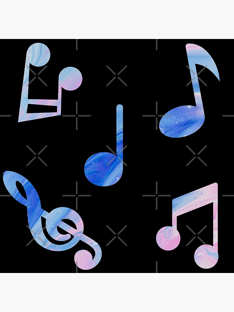 Notas Musicales De Colores Música Notas Musicales Con Notas De