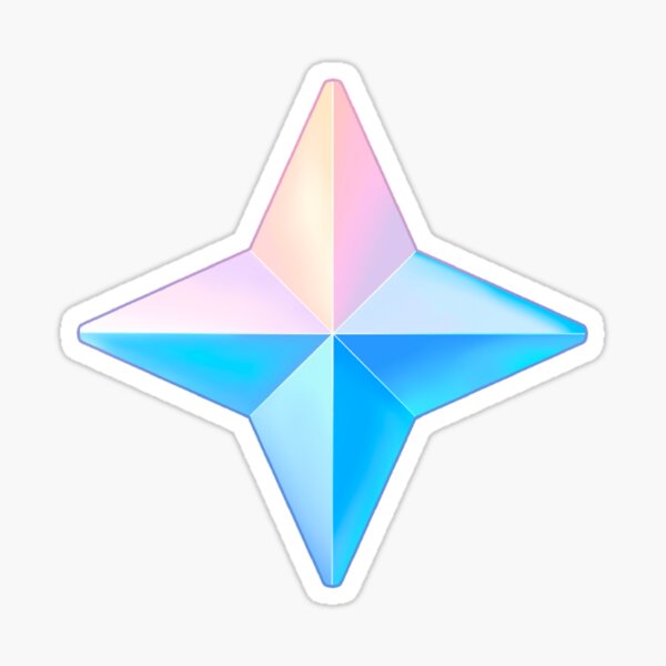 "Primogem" Sticker for Sale by WinterStarshine | Redbubble