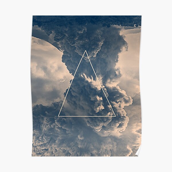 "Inverted Cloud Triangle" Poster by jackshoegazer | Redbubble
