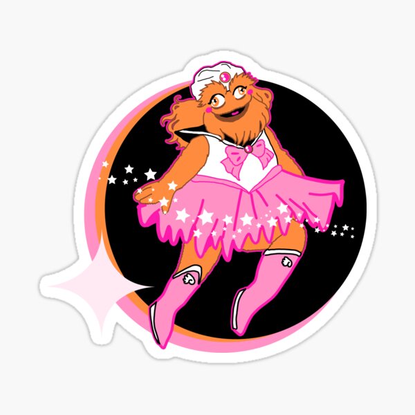 "Magical Girl Gritty" Sticker for Sale by lynnmint | Redbubble
