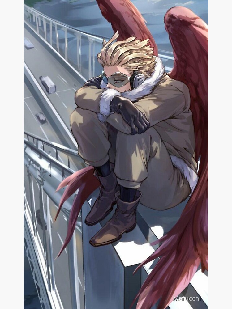 "My Hero Academia Hawks" Sticker for Sale by Marucchi | Redbubble