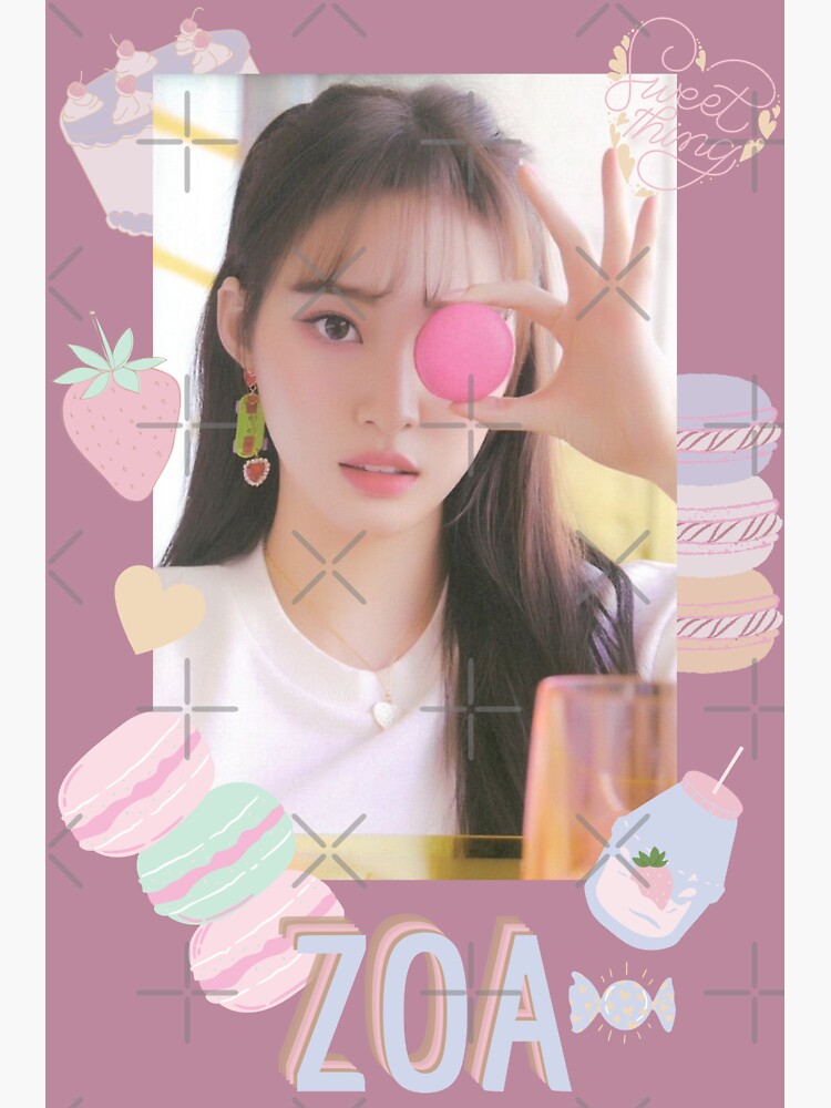 "ZOA (WEEEKLY) PURPLE POLAROID " Sticker for Sale by LainysShop | Redbubble