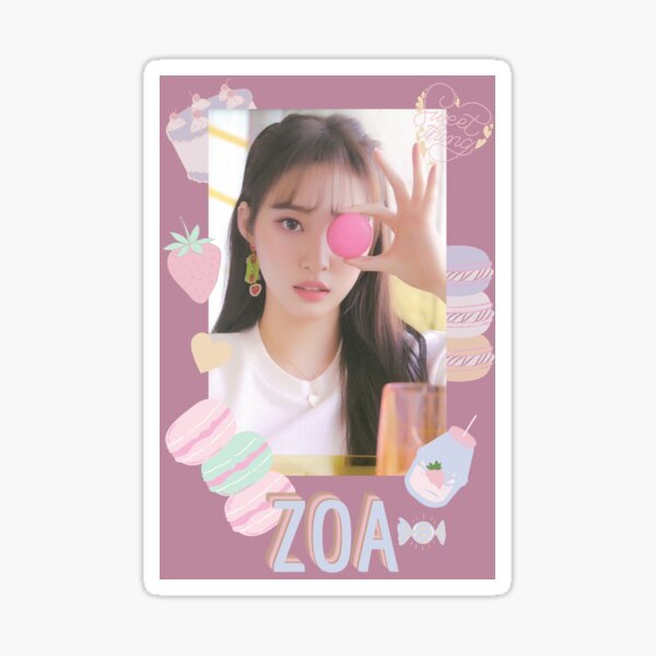 "ZOA (WEEEKLY) PURPLE POLAROID " Sticker for Sale by LainysShop | Redbubble