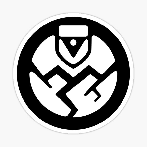"FN - Ghost Logo" Sticker for Sale by OddsomeOddy | Redbubble