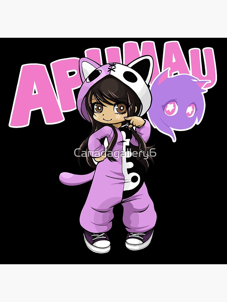 "Anime Aphmau as cat" Art Print by Canadagallery6 | Redbubble