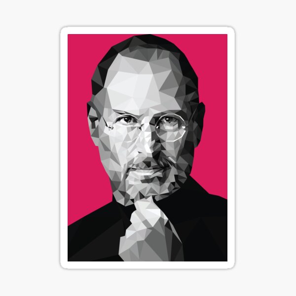 "steve jobs" Sticker by kekoSTUDIO | Redbubble