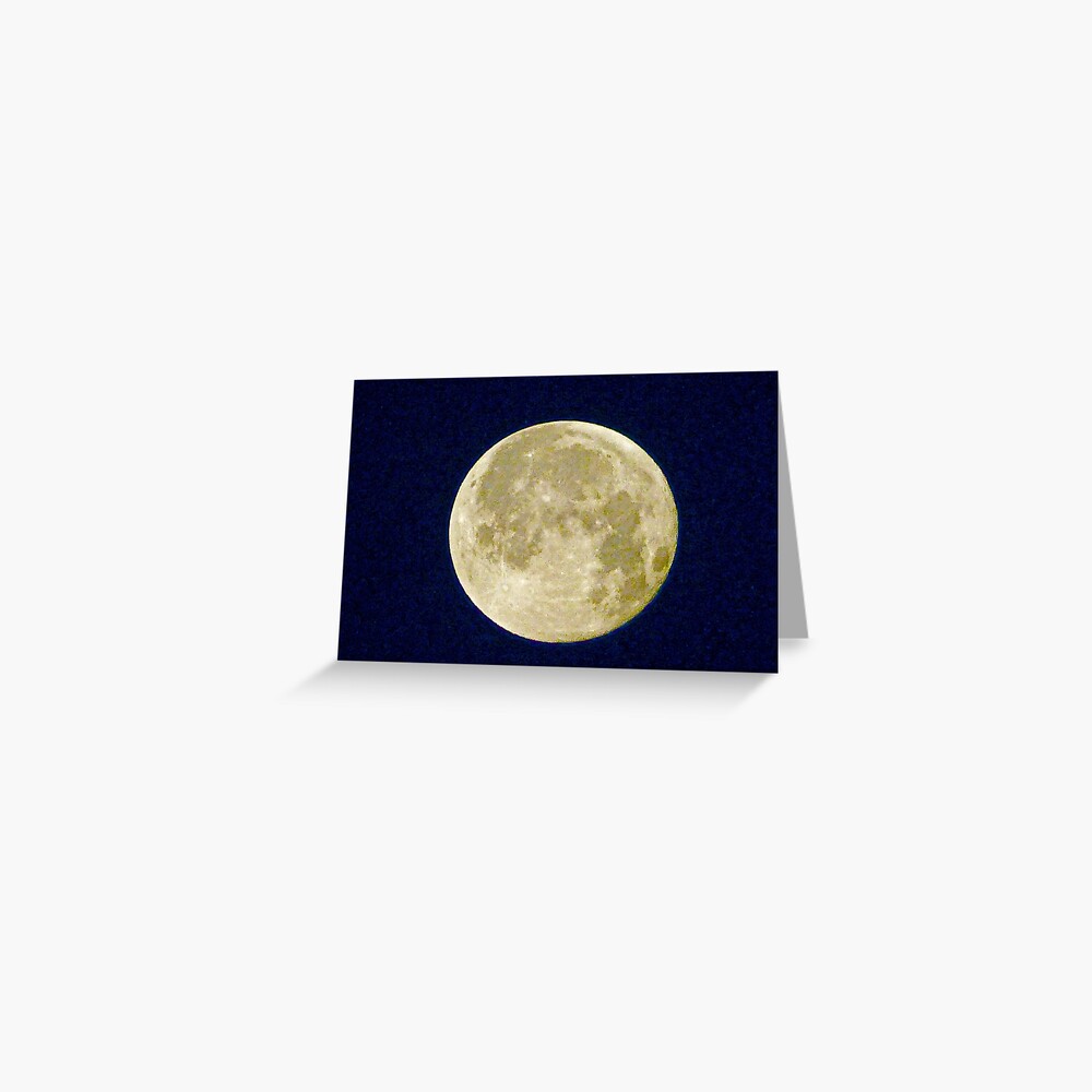 "Moon" Greeting Card by DrFlyPics | Redbubble