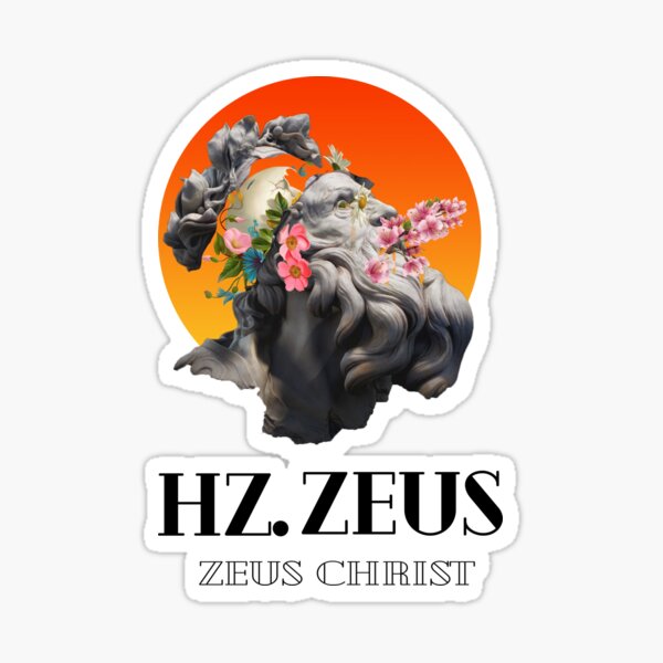 "hz. zeus ( Christ zeus )" Sticker for Sale by Brusc | Redbubble