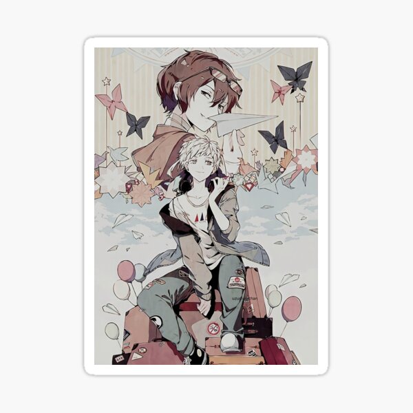"aesthetic manga dazai and atsushi " Sticker for Sale by jdietzcarol ...