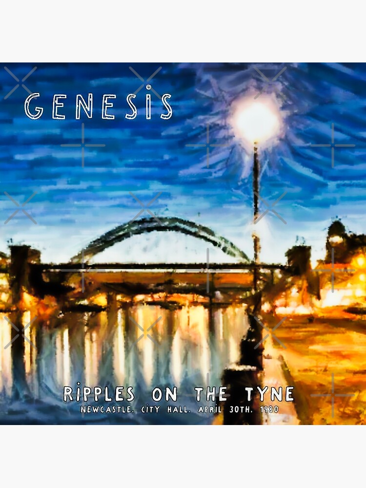 " Genesis Ripples on the Tyne Concert Poster 1980" Art Print for Sale ...