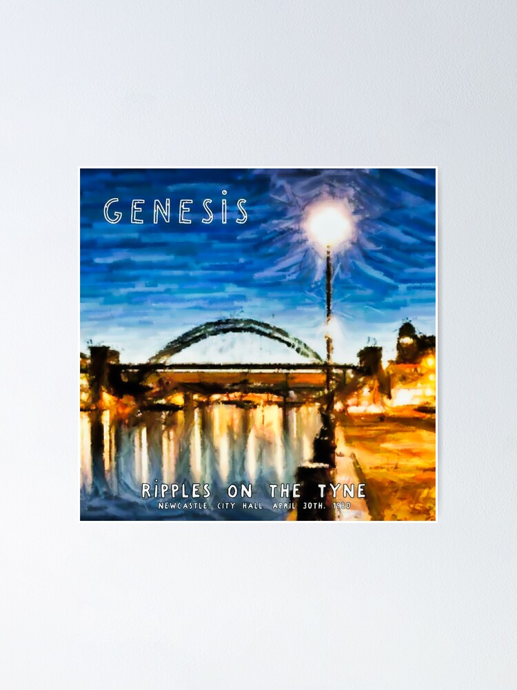" Genesis Ripples on the Tyne Concert Poster 1980" Poster for Sale by ...