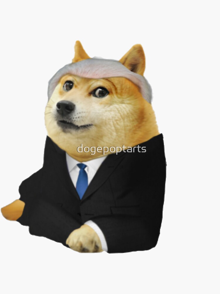 "Joe Biden Doge " Sticker for Sale by dogepoptarts | Redbubble
