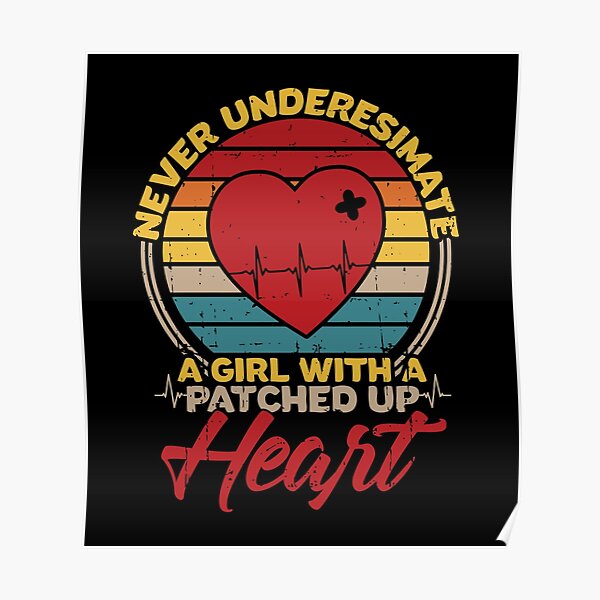 "Bypass Surgery Open Heart Surgery Survivor Recovery Women" Poster for ...