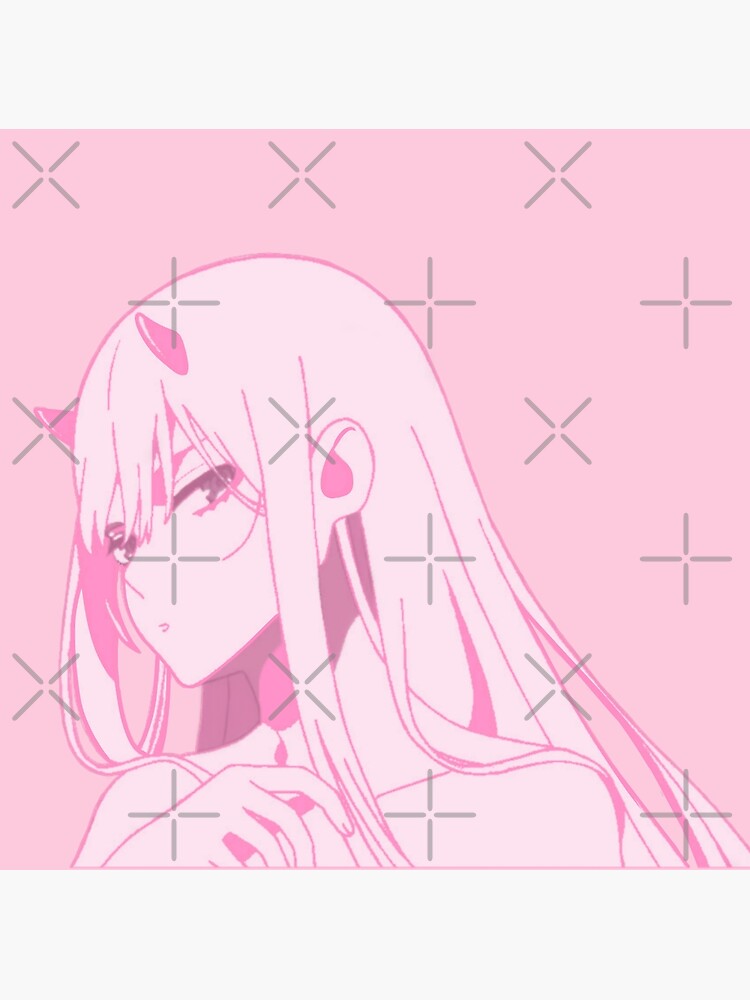 "kawaii zero two anime " Art Print for Sale by nanaarte | Redbubble