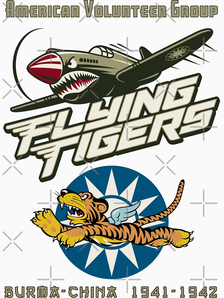 "AVG Flying Tigers" Essential T-Shirt for Sale by jagerjg26 | Redbubble
